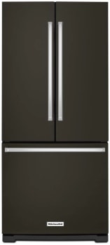 KitchenAid KRFF300EBS 30 Inch Freestanding French Door Refrigerator ...