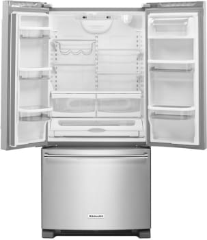 KitchenAid KRFF302ESS 33 Inch French Door Refrigerator with 22 cu. ft ...