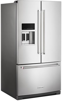 KitchenAid KRFF507HPS 36 Inch Freestanding French Door Refrigerator ...