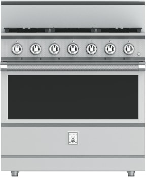 Hestan KRG365NG1 36 Inch Freestanding Gas Range with 5 Sealed Burners ...