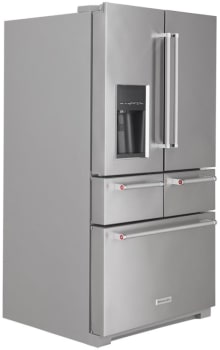 KitchenAid KRMF706ESS 36 Inch Freestanding 5-Door French Door ...