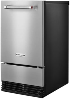 KitchenAid KUID508HPS 18 Inch Freestanding/Built-In Undercounter Clear ...