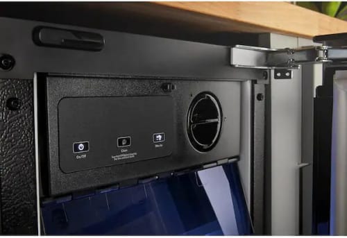 KitchenAid KUIX535HPS 15 Inch Built-In Undercounter Clear Ice Maker ...