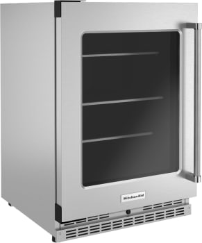 KitchenAid KURL314KSS 24 Inch Built-In Undercounter Refrigerator with 5 ...