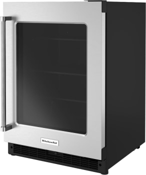 KitchenAid KURR214KSB 24 Inch Built-In Undercounter Refrigerator with 5 ...