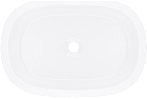 Rohl UBBAR56IO 14 Inch Oval Undermount Bathroom Sink with Drain Hole ...