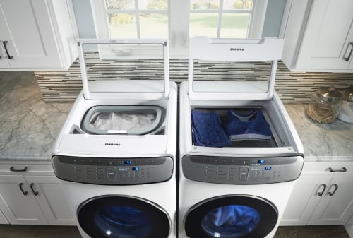 Samsung WV60M9900AW 27 Inch FlexWash™ Smart Washer with 6.0 Cu. Ft ...