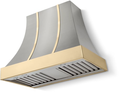 La Cornue CH3630CACSSPB 36 Inch Wall Mount Range Hood with 3-Speed 600 ...