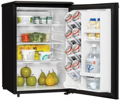Danby DAR026A1BDD 2.6 cu. ft. Compact Refrigerator with 2.5 Adjustable ...