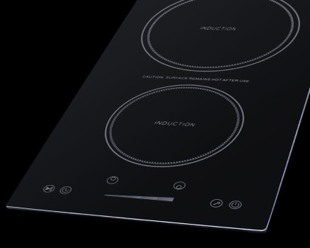 Summit SINC2B115 12 Inch Induction Cooktop with 2 Cooking Zones ...