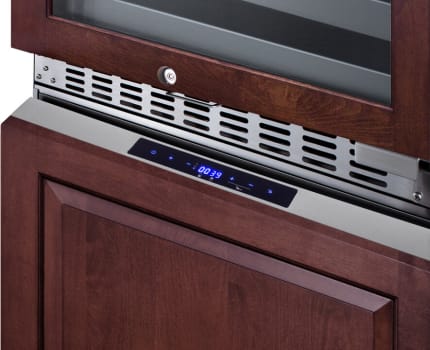 Summit SWCDRF24PNR 24 Inch Combination Dual-Zone Wine Cellar and 2 ...