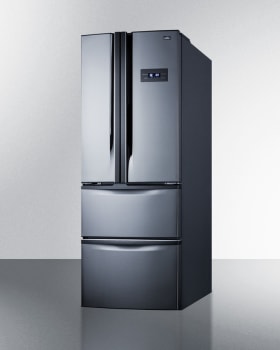 Summit FDRD15SS 27 Inch Counter Depth French Door Refrigerator with ...