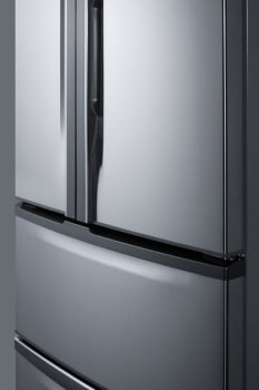 Summit FDRD15SS 27 Inch Counter Depth French Door Refrigerator with ...
