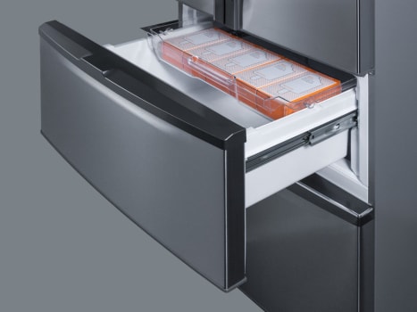 Summit FDRD15SS 27 Inch Counter Depth French Door Refrigerator with ...