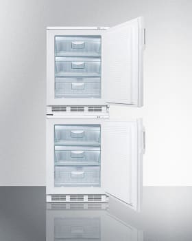 AccuCold VT65MLSTACK 24 Inch Stacked All-Freezers with 7.0 Cu. Ft ...