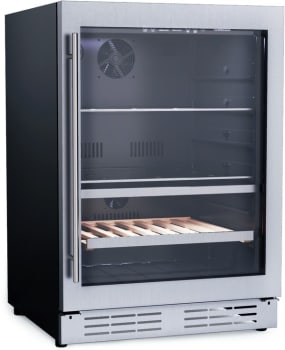 Elica EBS52SS1 24 Inch Dual Zone Wine and Beverage Center with 4.8 Cu ...