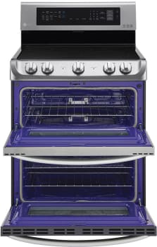 LG LDE4413ST 30 Inch Electric Range with 5 Radiant Heating Elements ...