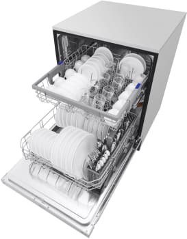 LG LDF5545SS 24 Inch Full Console Built-In Dishwasher with 15 Place ...