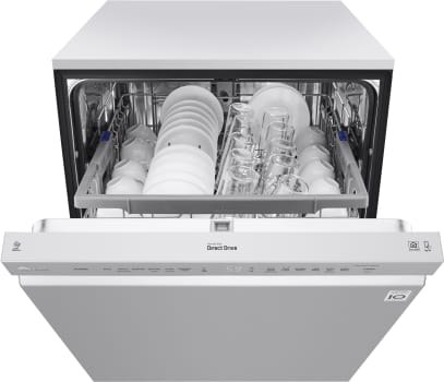 LG LDF5545ST 24 Inch Full Console Built-In Dishwasher with 15 Place ...