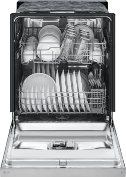 LG LDFC2423B 24 Inch Full Console Dishwasher with 15 Place Settings, 52 ...