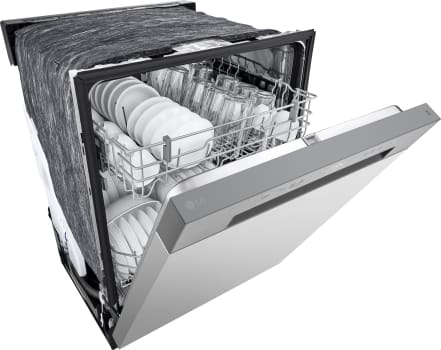 LG LDFC2423B 24 Inch Full Console Dishwasher with 15 Place Settings, 52 ...