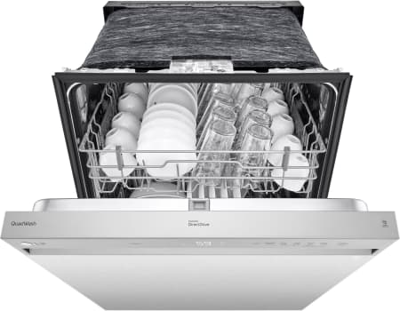 LG LDFN3432T 24 Inch Full Console Dishwasher with 15 Place Settings, 5 ...