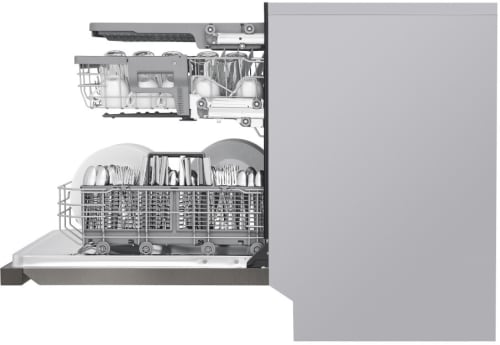 LG LDFN4542D 24 Inch Full Console Dishwasher with 15 Place Settings ...