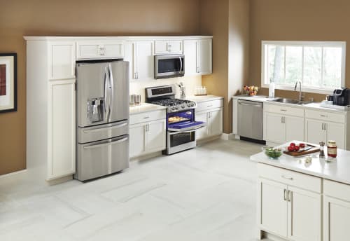 LG LDE4413ST 30 Inch Electric Range with 5 Radiant Heating Elements ...