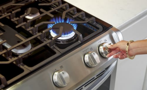 LG LDG4313ST 30 Inch Double Oven Gas Range with 5 Sealed Burners, 6.9 ...