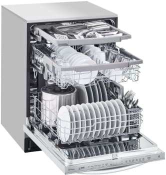 LG LDT5678ST 24 Inch Fully Integrated Dishwasher with 15 Place Setting ...