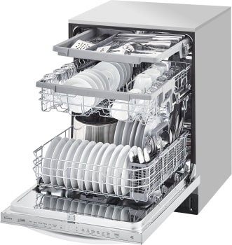 LG LDT5678ST 24 Inch Fully Integrated Dishwasher with 15 Place Setting ...