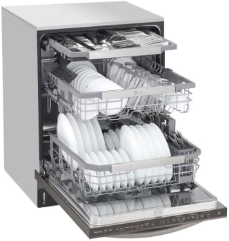LG LDT7808BD 24 Inch Fully Integrated Smart Dishwasher 15 Place ...