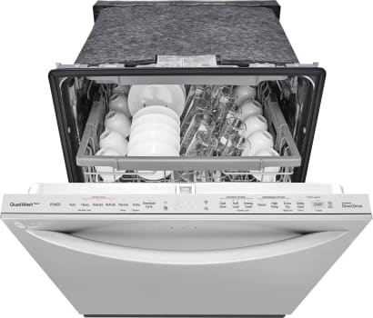 LG LDTS5552S 24 Inch Fully Integrated Smart Dishwasher with 15 Place ...