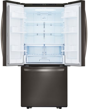 LG LFCS22520D 30 Inch French Door Refrigerator with 21.8 Cu. Ft ...
