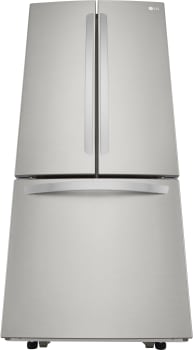LG LFCS22520S 30 Inch French Door Refrigerator with 21.8 Cu. Ft ...