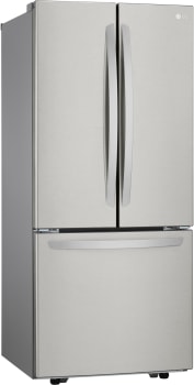 LG LFCS22520S 30 Inch French Door Refrigerator with 21.8 Cu. Ft ...