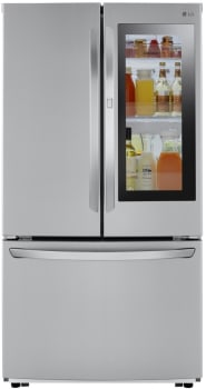 LG LFCS27596S 36 Inch PrintProof 3 Door Refrigerator with 27 cu. ft ...