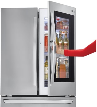 LG LFCS27596S 36 Inch PrintProof 3 Door Refrigerator with 27 cu. ft ...