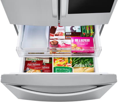 LG LFCS27596S 36 Inch PrintProof 3 Door Refrigerator with 27 cu. ft ...