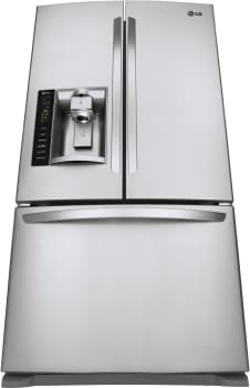 LG LFX25974ST 36 Inch French Door Refrigerator with Slim SpacePlus™ Ice ...