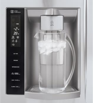 LG LFX28968ST 36 Inch French Door Refrigerator with Slim SpacePlus® Ice ...