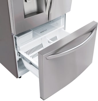 LG LFXC22526S 36 Inch Counter Depth Smart French Door Refrigerator with ...