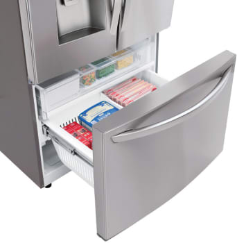 LG LFXC22526S 36 Inch Counter Depth Smart French Door Refrigerator with ...