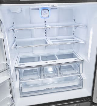 LG LFXC24726S 36 Inch Counter Depth French Door Refrigerator with Slim ...