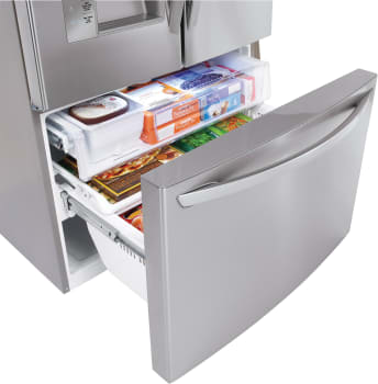 LG LFXC24726S 36 Inch Counter Depth French Door Refrigerator with Slim ...