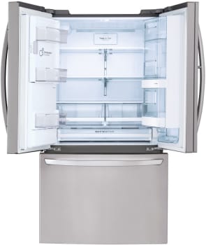 LG LFXS28566S 36 Inch French Door Smart Refrigerator with 27.7 Cu. Ft ...