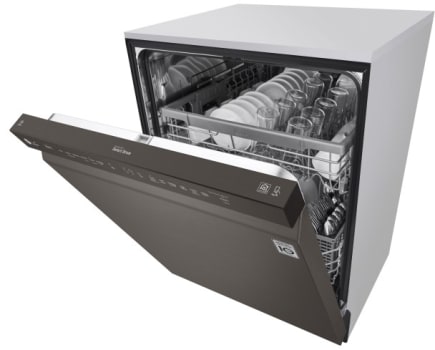 LG LDF5545BD 24 Inch Full Console Built-In Dishwasher with 15 Place ...