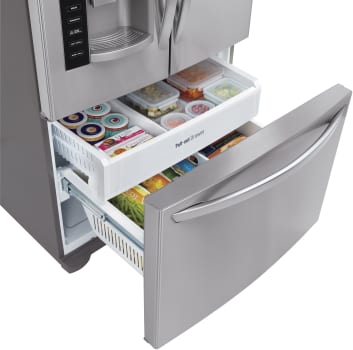 LG LFX21976ST 36 Inch Counter Depth French Door Refrigerator with ...