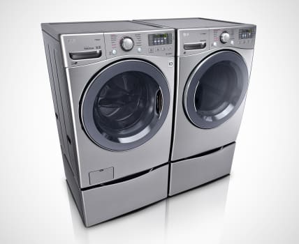 LG WM3770HVA 27 Inch Front Load Washer with Steam, TurboWash ...