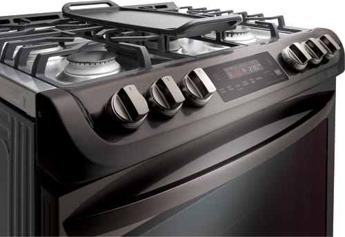 LG LSG4513BD 30 Inch Slide-in Gas Range with 5 Sealed Burners, 6.3 cu ...